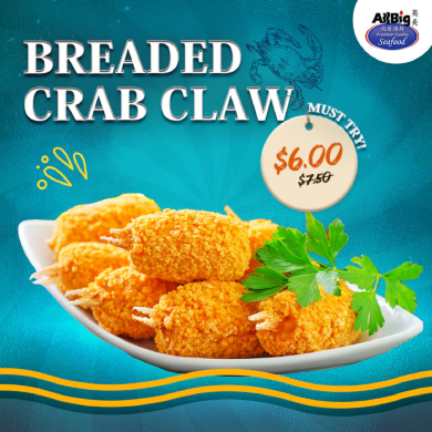 Breaded Crab Claw (Filament Style) (500G) – All big Frozen Food Pte Ltd